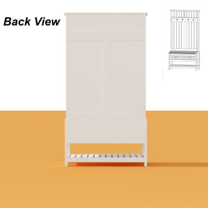 Red Barrel Studio® Modern Hall Tree with Bench and Shoe Storage ...