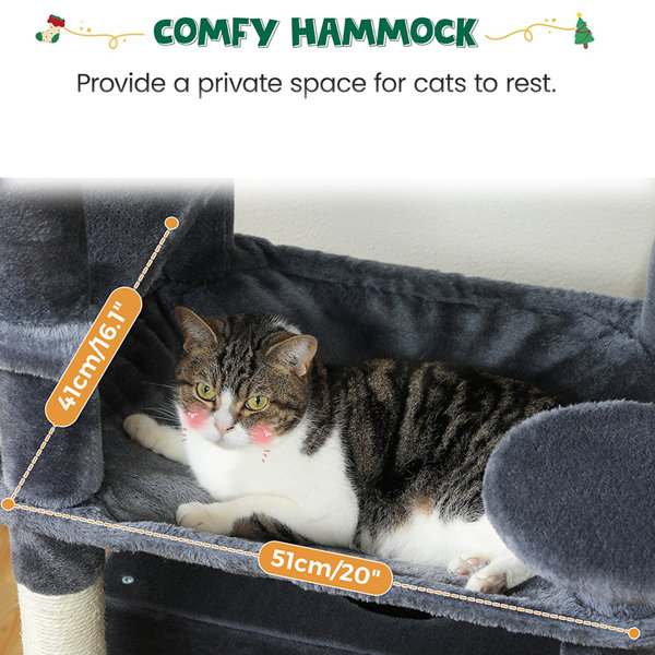 Tucker Murphy Pet™ Etha 72" Cat Tree for Large Cats,Cat Tree Tower for ...