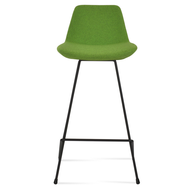 sohoConcept Pera Cat Counter & Bar Stool in Wool | Wayfair