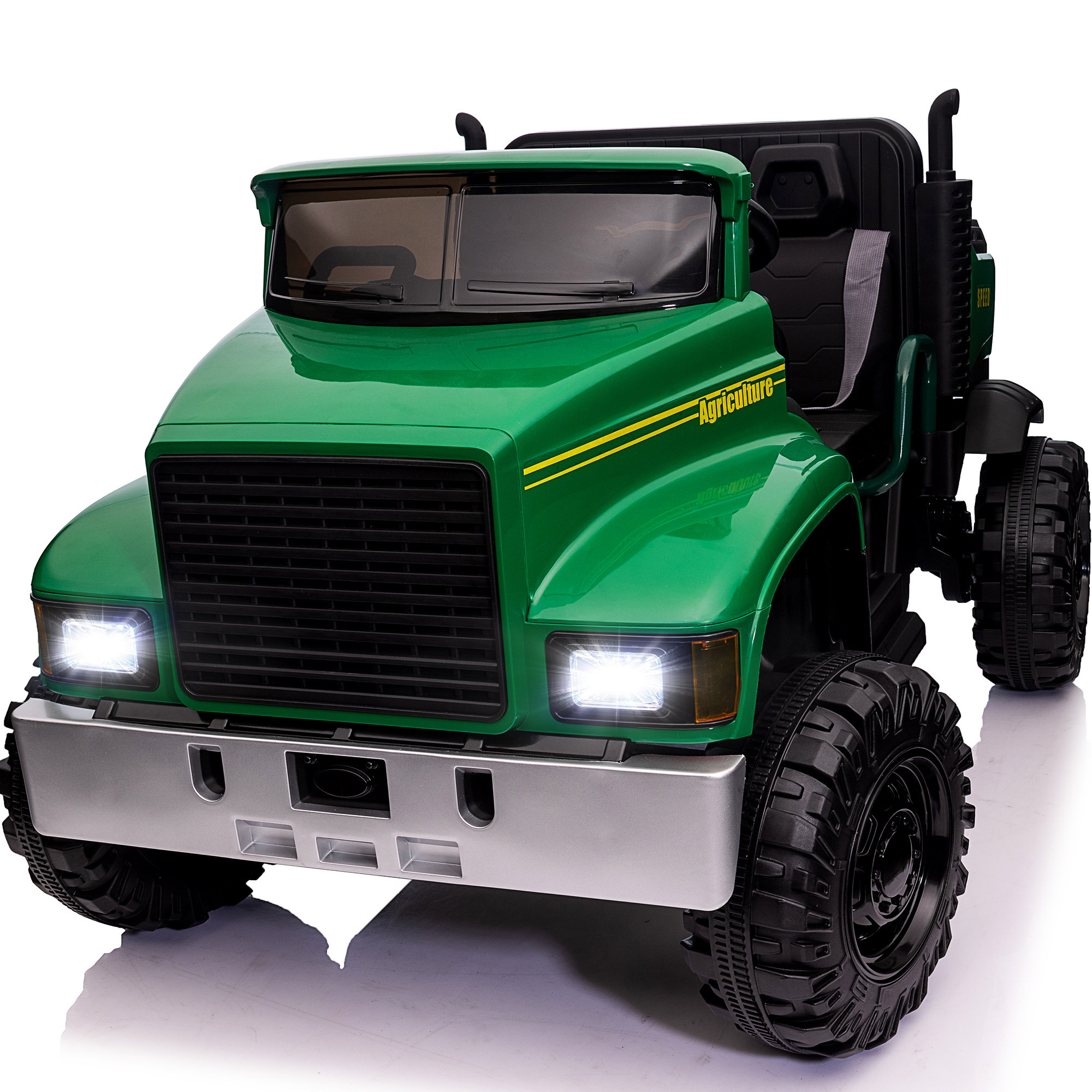 Hikiddo 24V 2-Seater Powered Ride on Dump Truck & Reviews | Wayfair