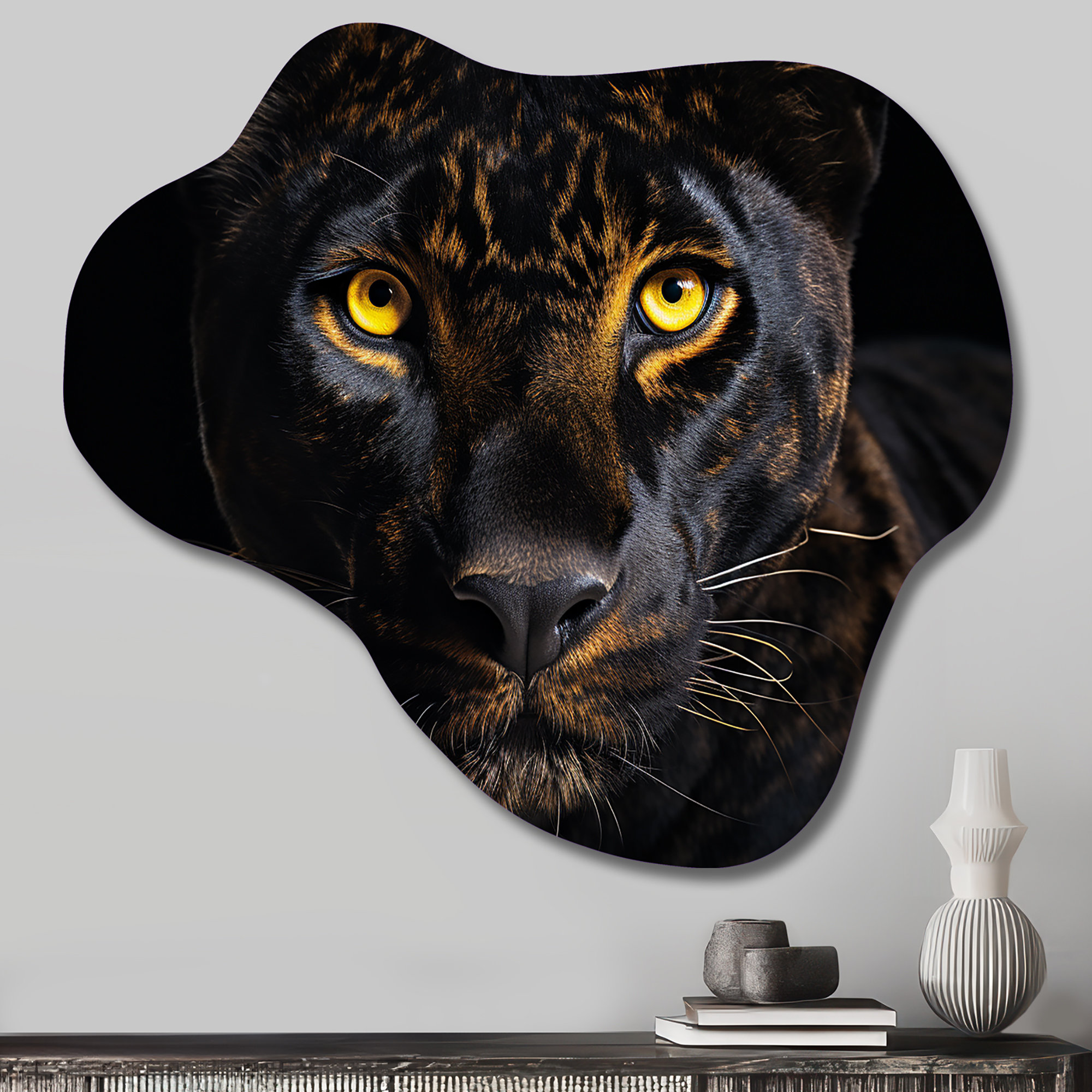 Latitude Run® Black White Panther Majestic Panther - Panther Cloud ...
