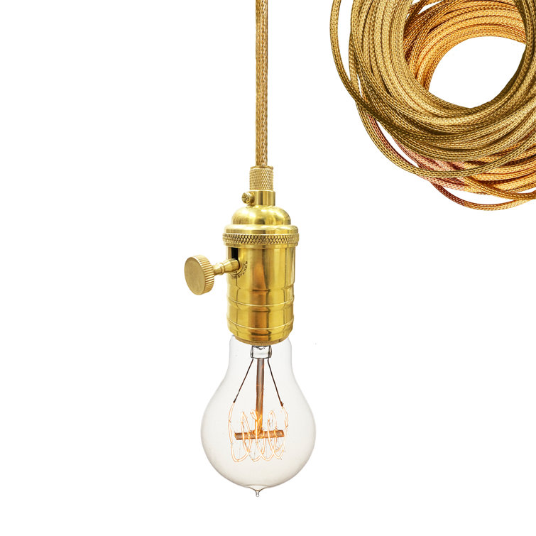 Hammers and Heels 1-Light Single Bulb Pendant | Wayfair
