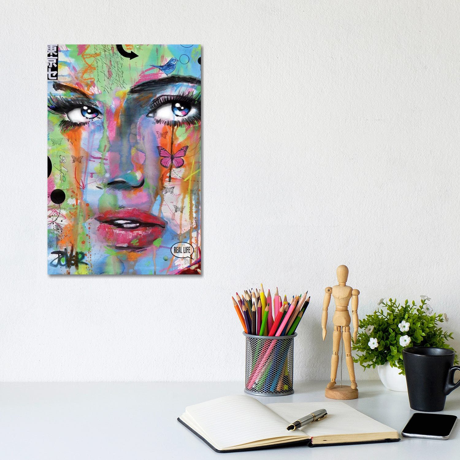 Rosalind Wheeler Real Life - Print on Canvas | Wayfair.co.uk