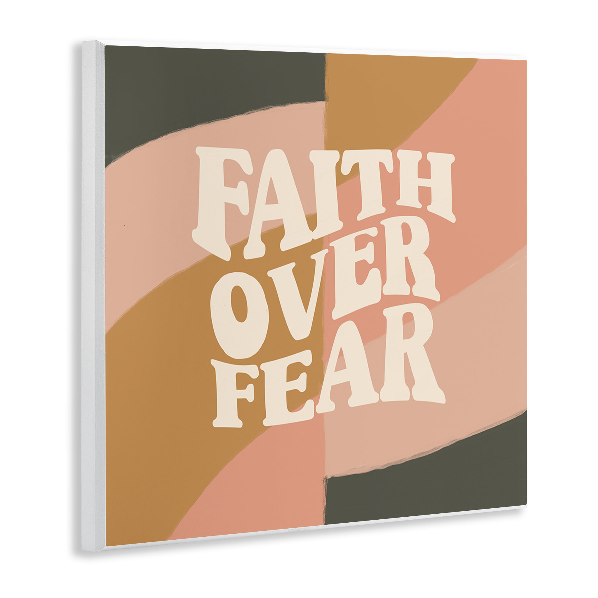Dakota Fields Faith Over Fear Wall Plaque Art by Amylee Weeks | Wayfair