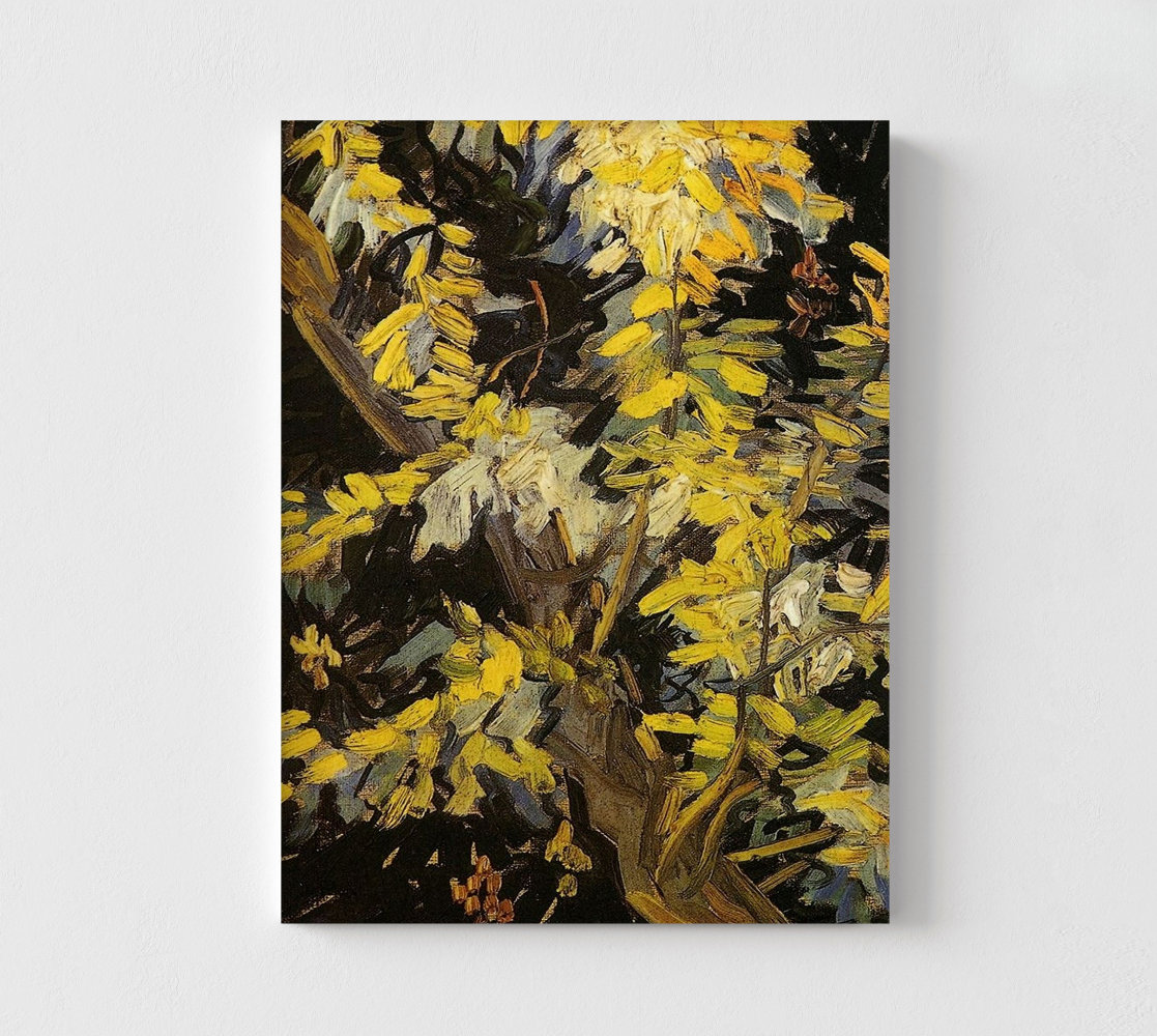 WeFrameArt Blossoming Acacia Branches By Vincent Van Gogh, Van Gogh ...