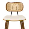 Latitude Run® 26" Upholstered Rattan Counter Height Stool & Reviews ...