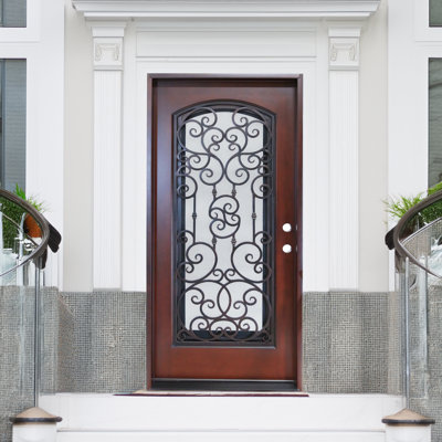 single bore hole door