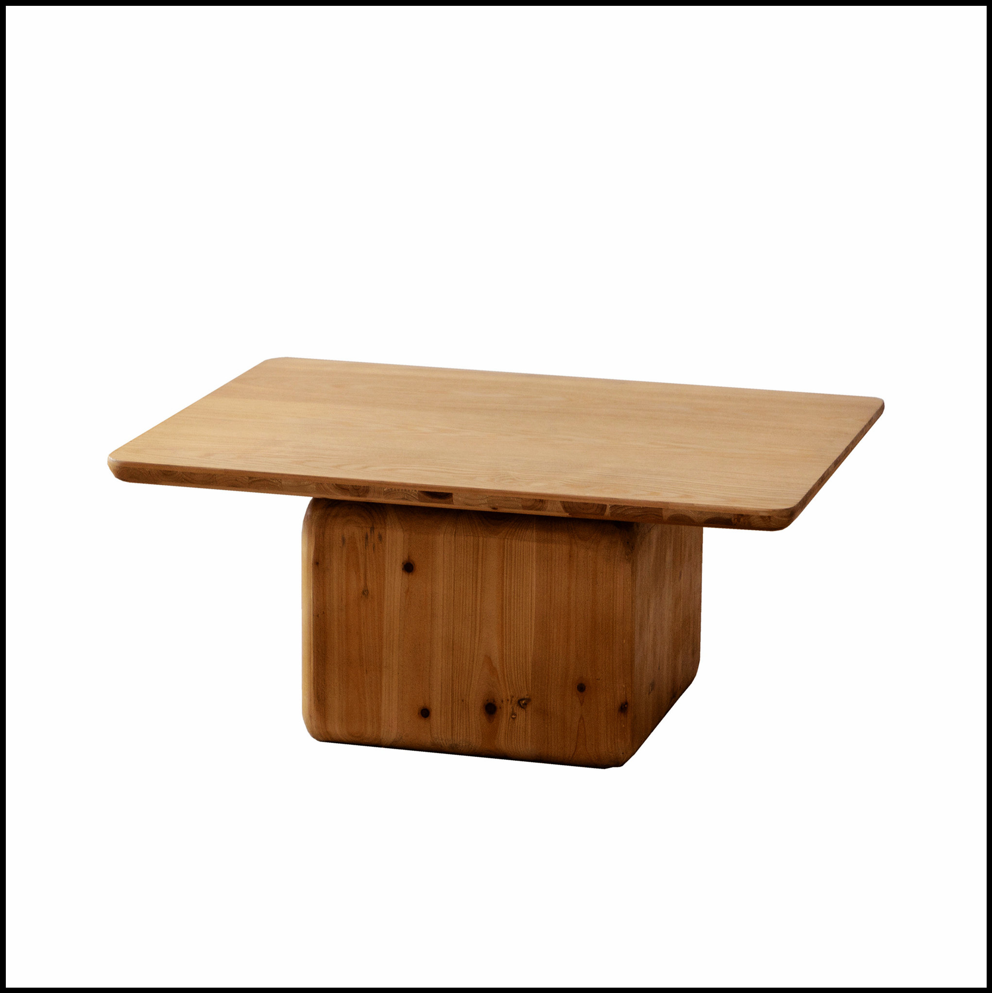 Millwood Pines Vintage Fashion Style Square Coffee Table Set with Wood ...