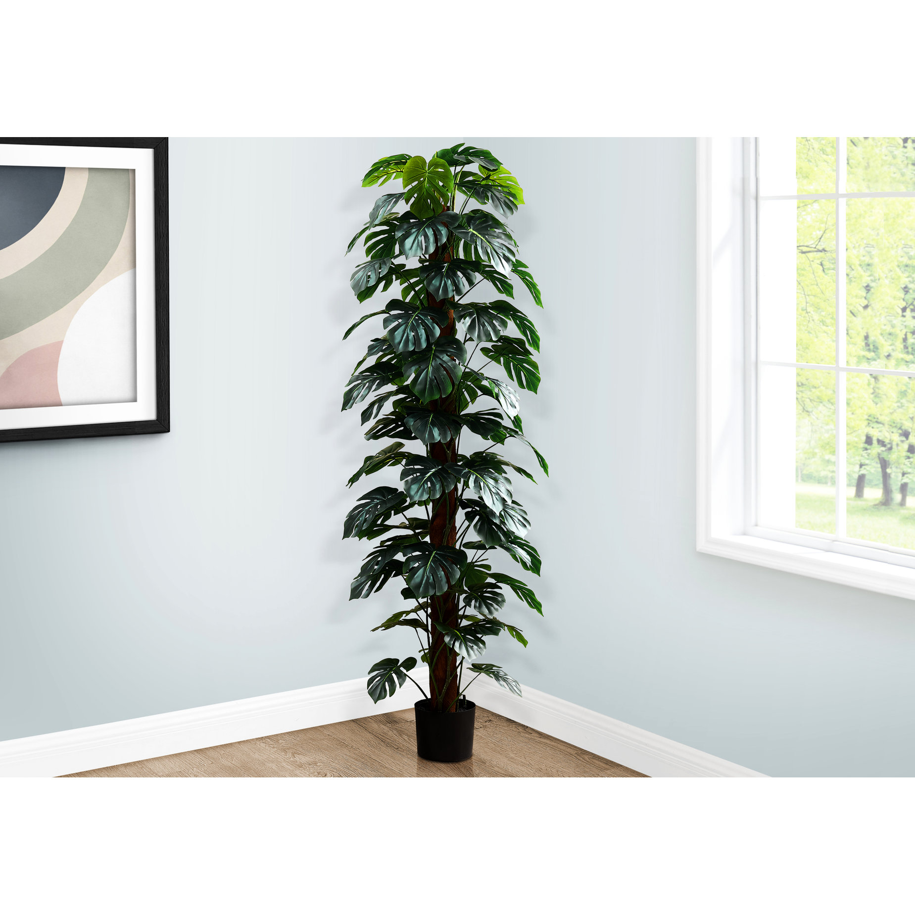 Latitude Run® 83" Tall Decorative Indoor Artificial Tree With 78 Leaves ...
