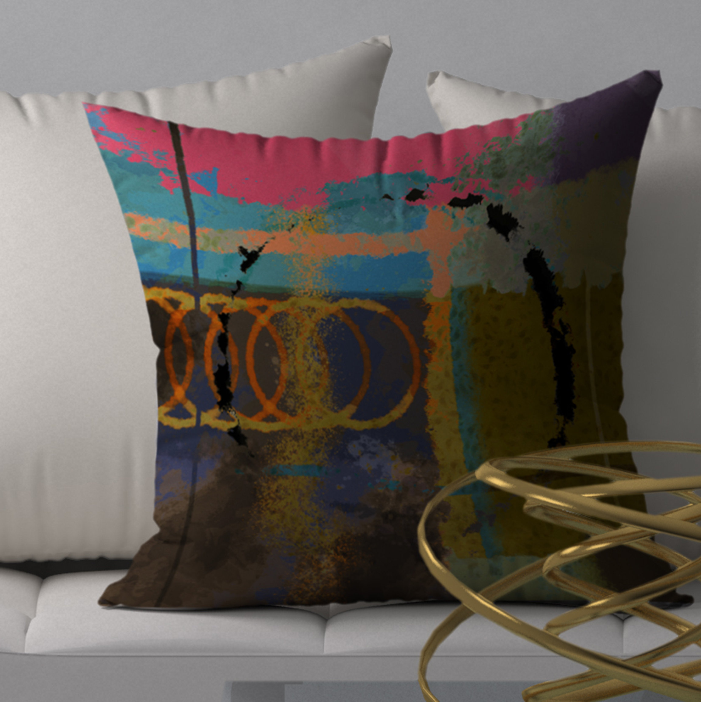 LeRoi Products Wandi Square Pillow Cover & Insert | Wayfair