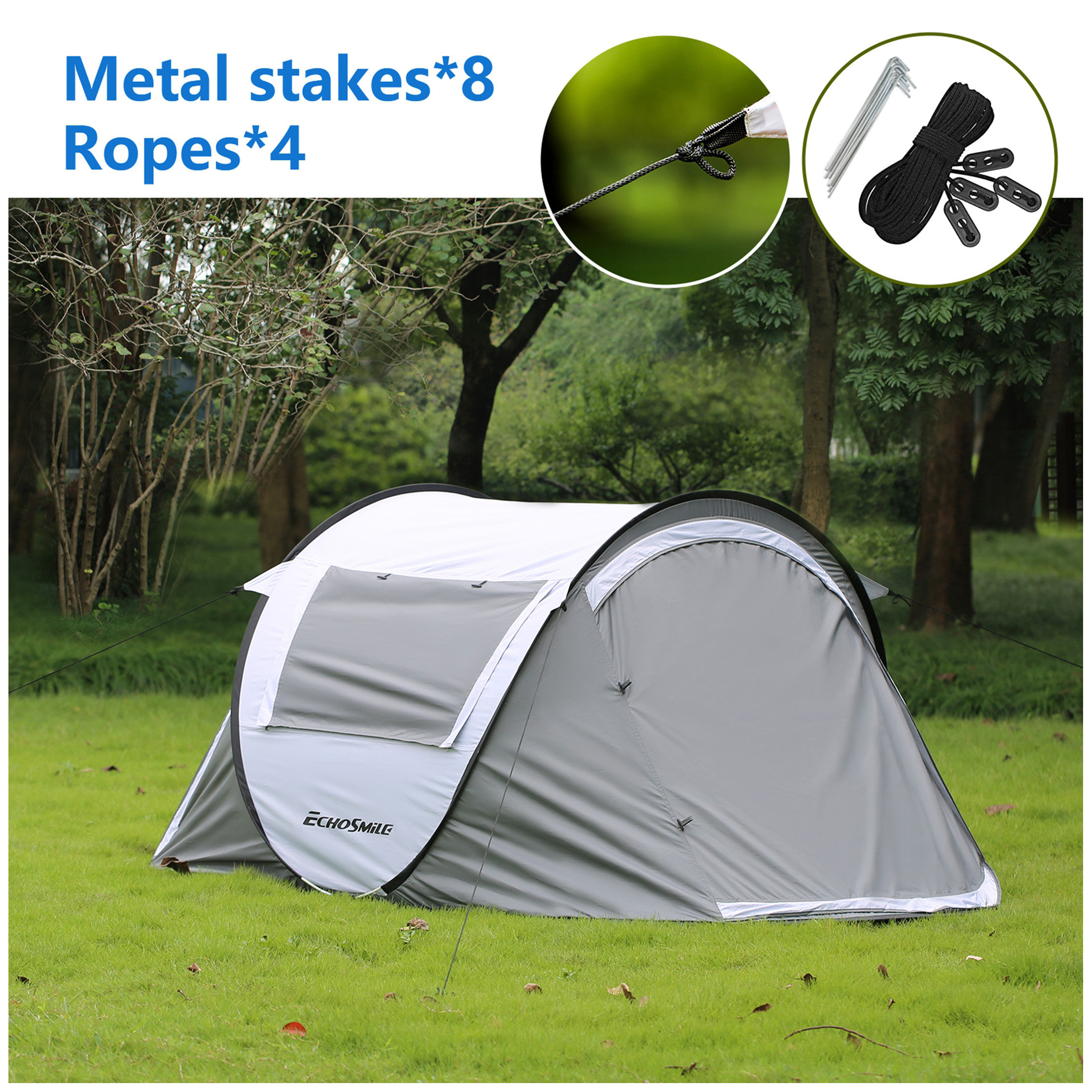 Taroo Clocks 2 Person Pop Up Camping Tent | Wayfair
