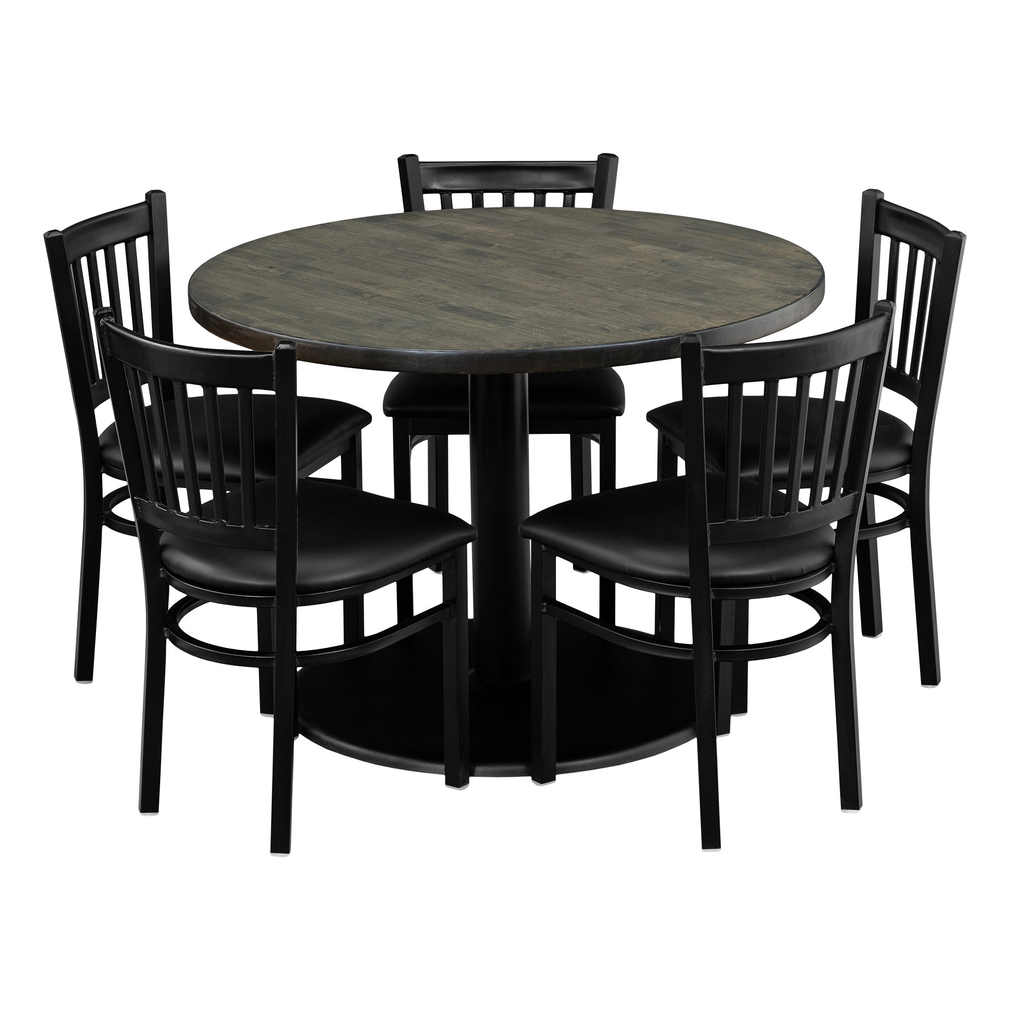 Restaurant Furniture by Barn Furniture 42" Round Table Dining Set | Wayfair