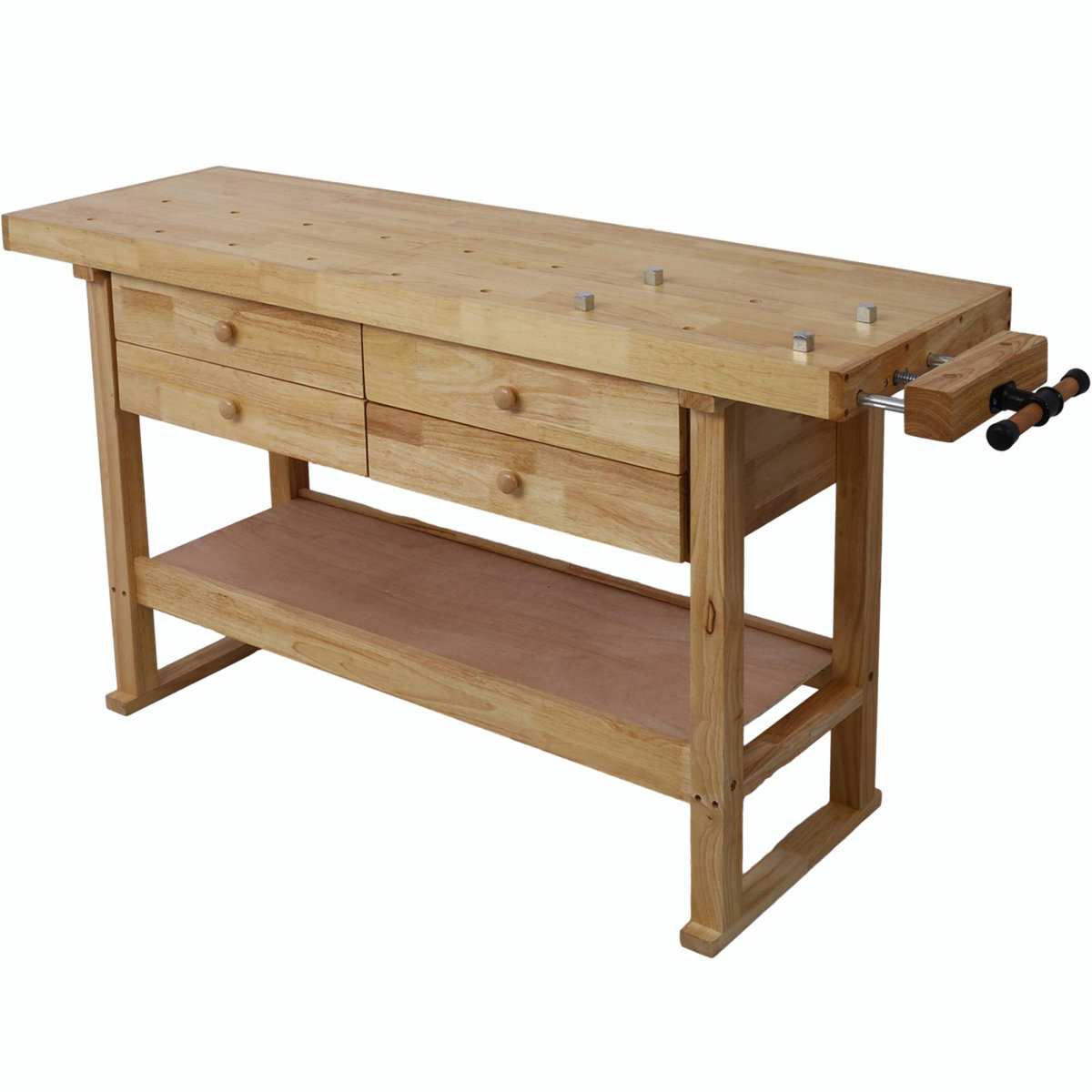 Red Barrel Studio® Jenali 64.5'' W Wood Top Workbench | Wayfair