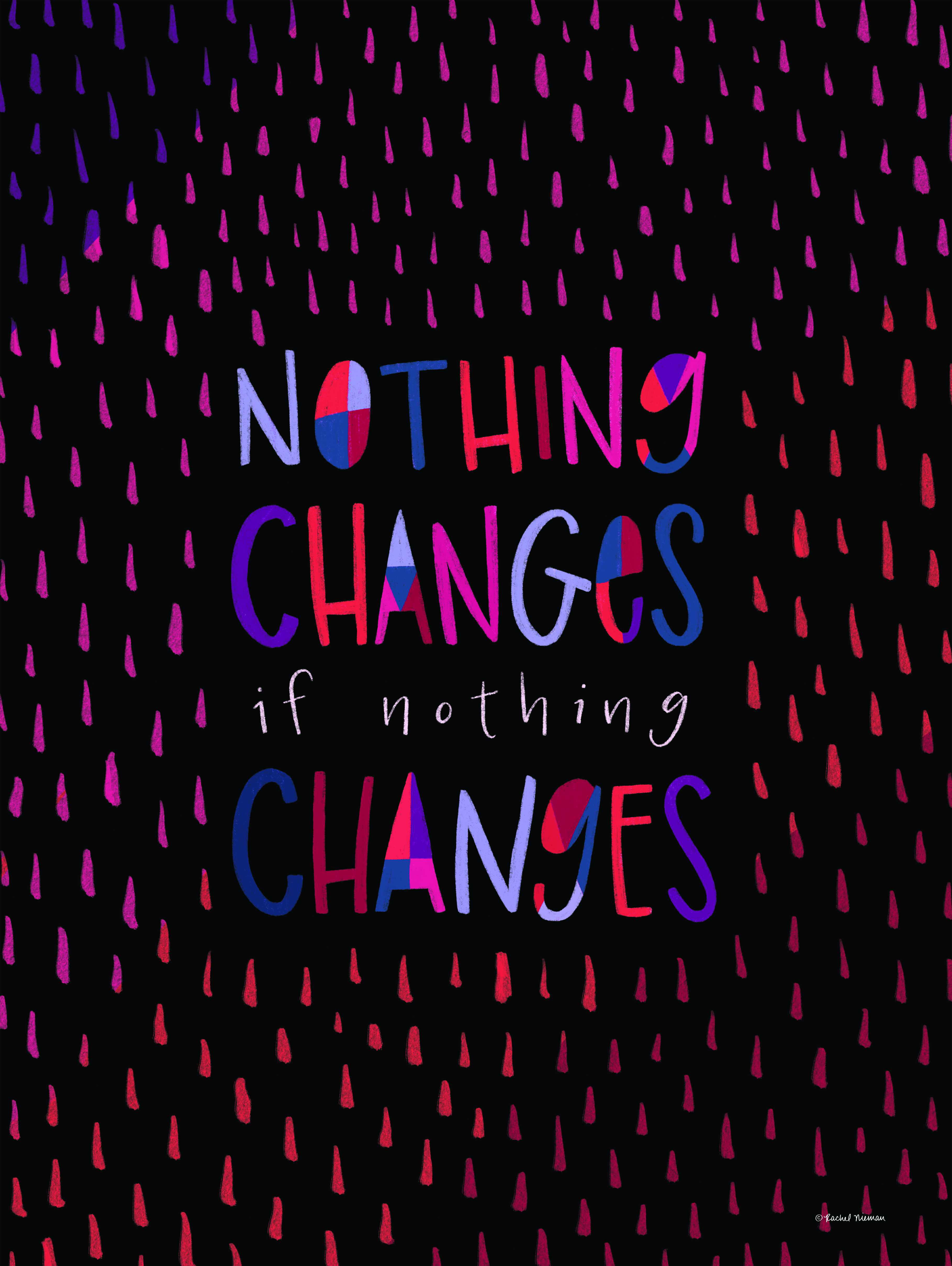 Trinx Nothing Changes by - Wrapped Canvas Print - Wayfair Canada