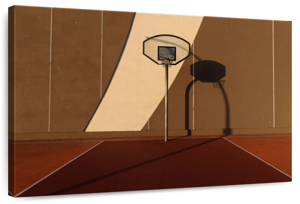 Ebern Designs Basketball Hoop Shadow | Wayfair