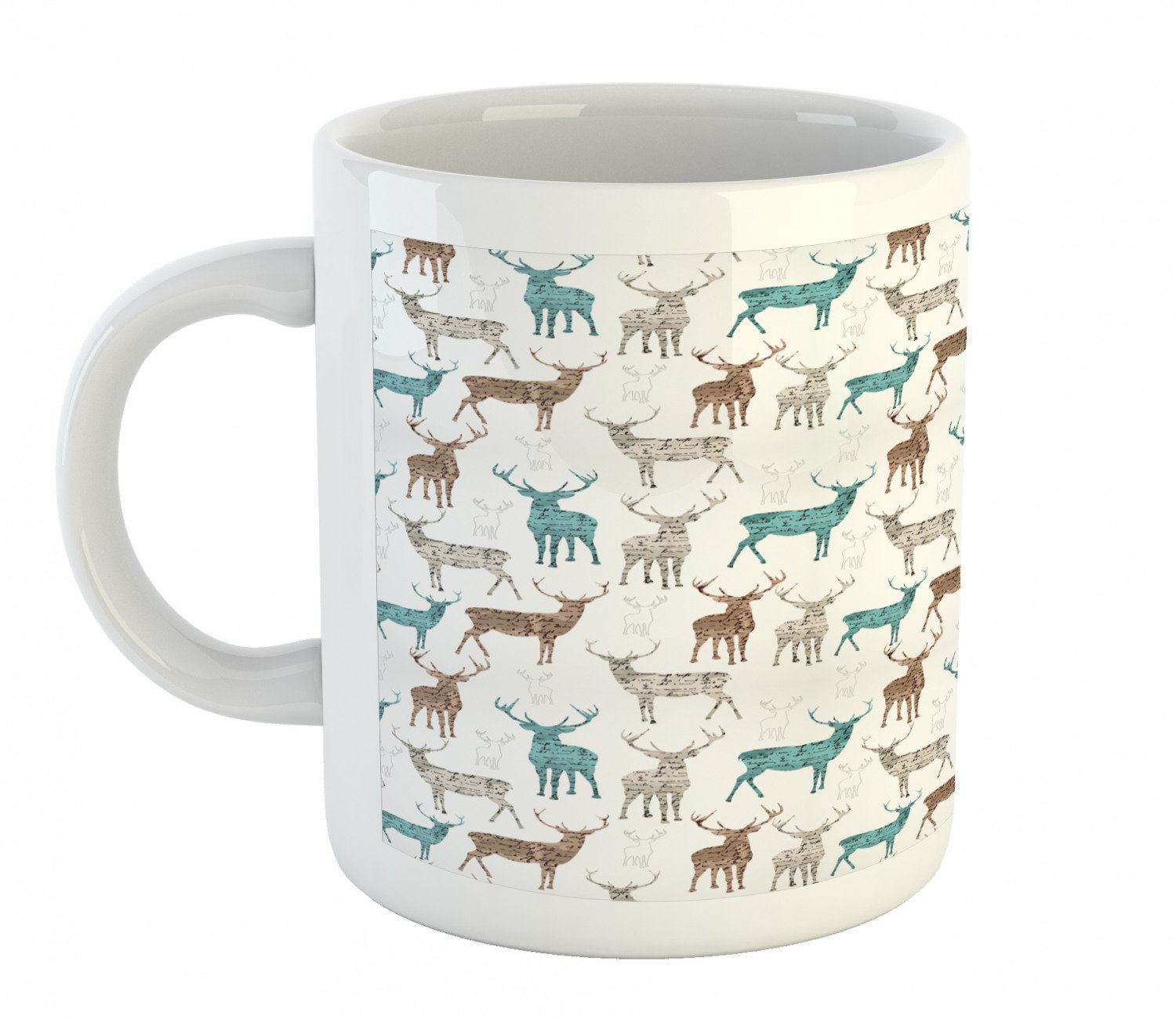 East Urban Home Deer Coffee Mug | Wayfair