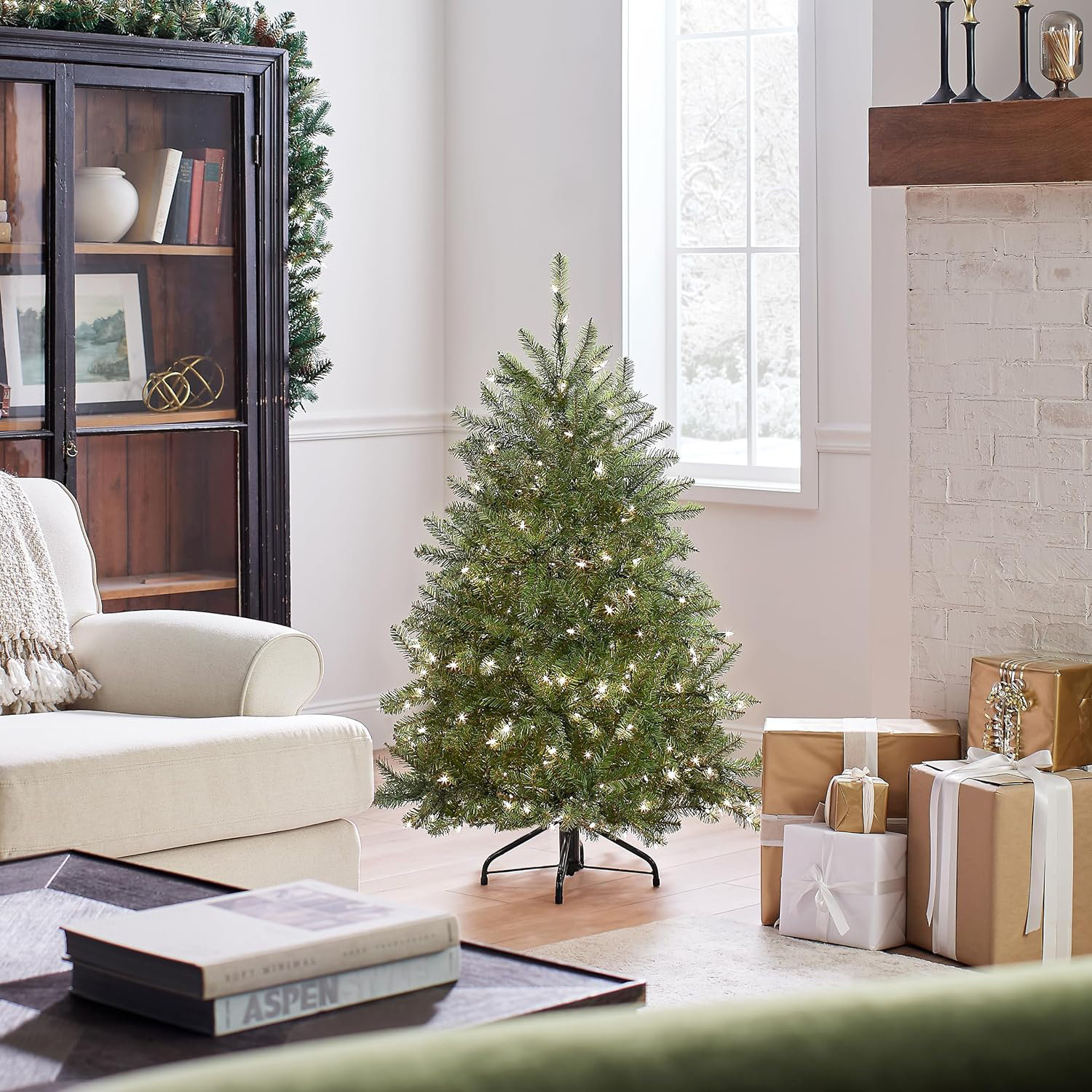 Ophelia & Co. National Tree Company Pre-Lit Artificial Mini Christmas ...