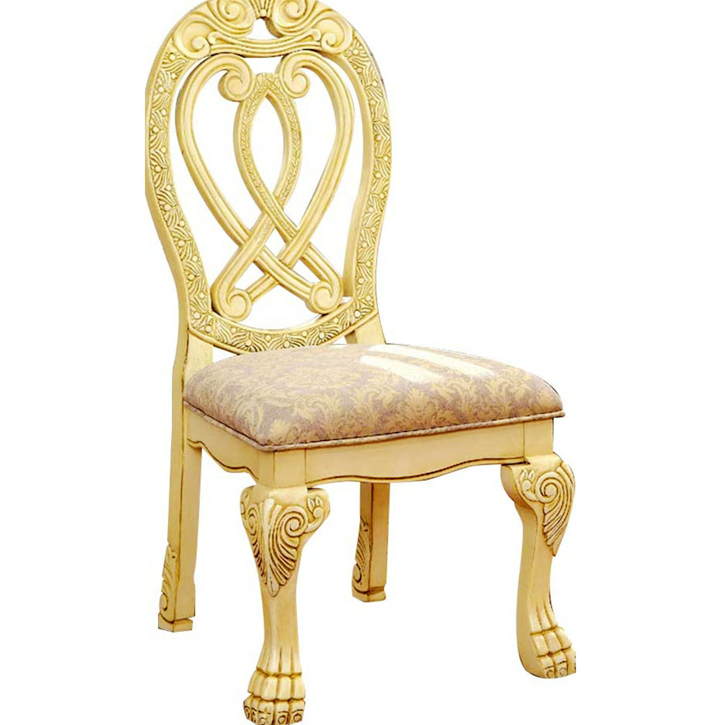 Rosdorf Park Traditional Dining Chairs, Intricate Carved Details Set Of ...
