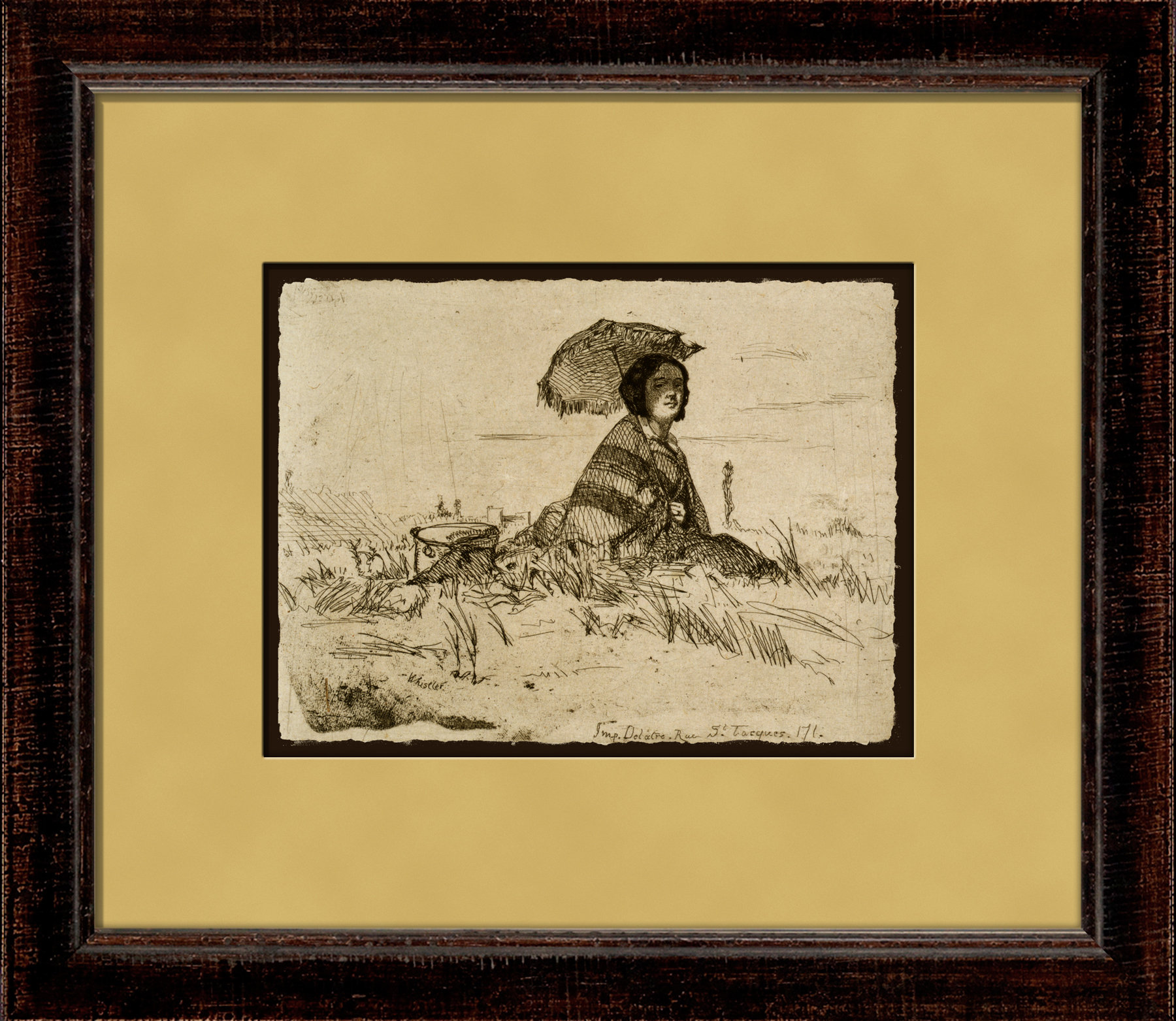 Wendover Art Group Paris 1859 - Picture Frame Painting on Paper | Wayfair