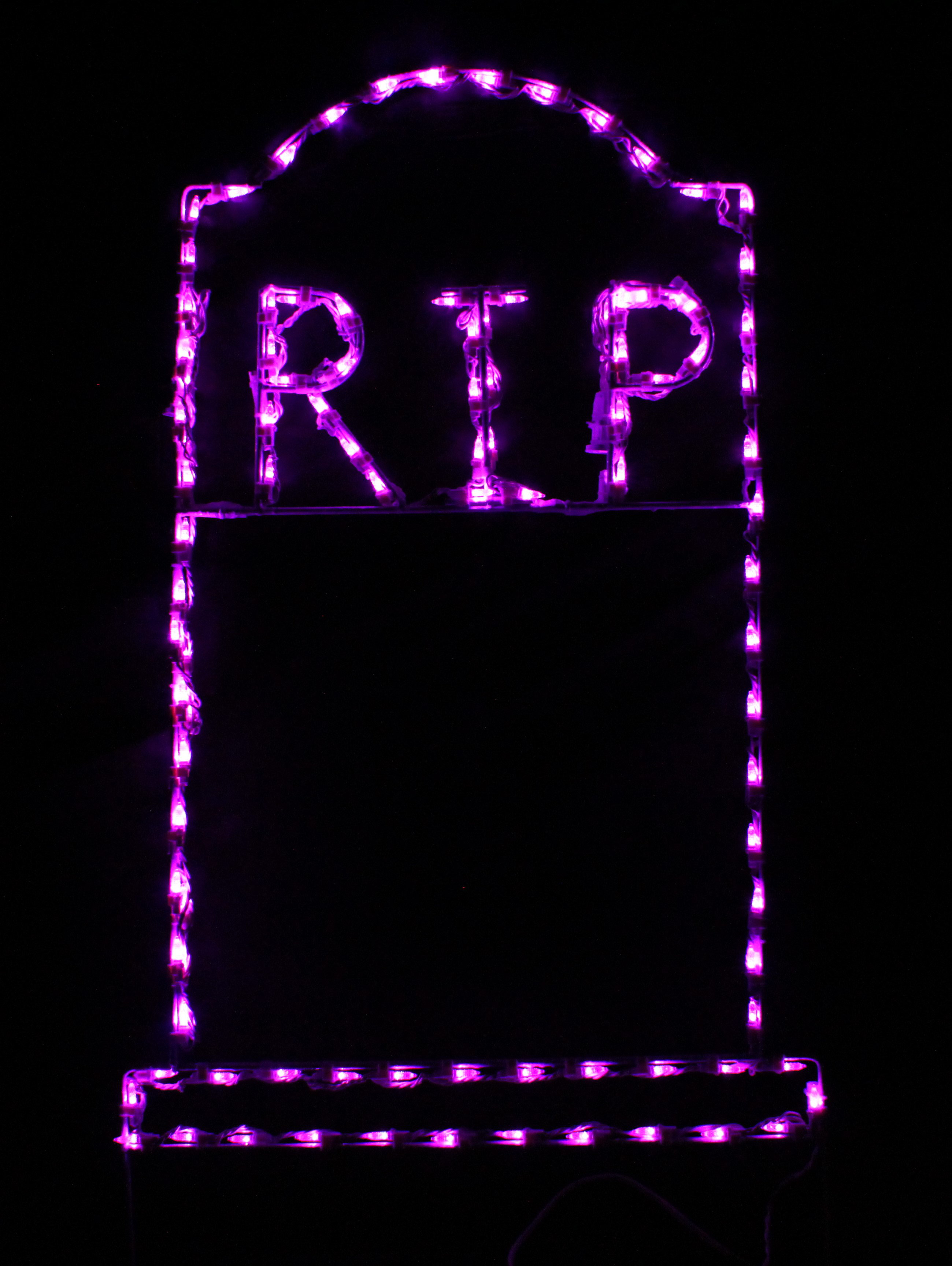 Lori's Lighted D'Lites RIP Tombstone Halloween Christmas Holiday ...