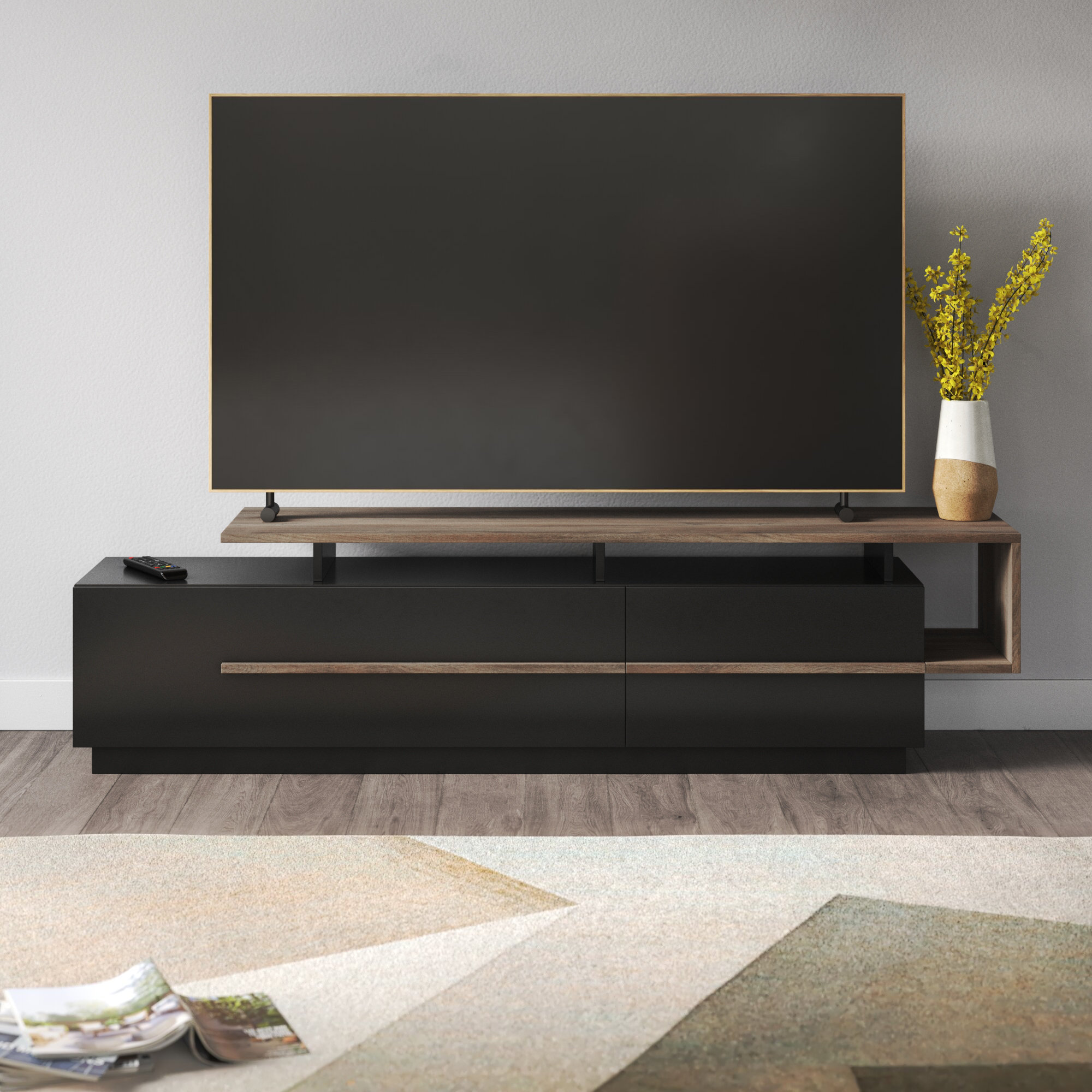 Wade Logan® Basheba TV Stand for TVs up to 60" & Reviews | Wayfair