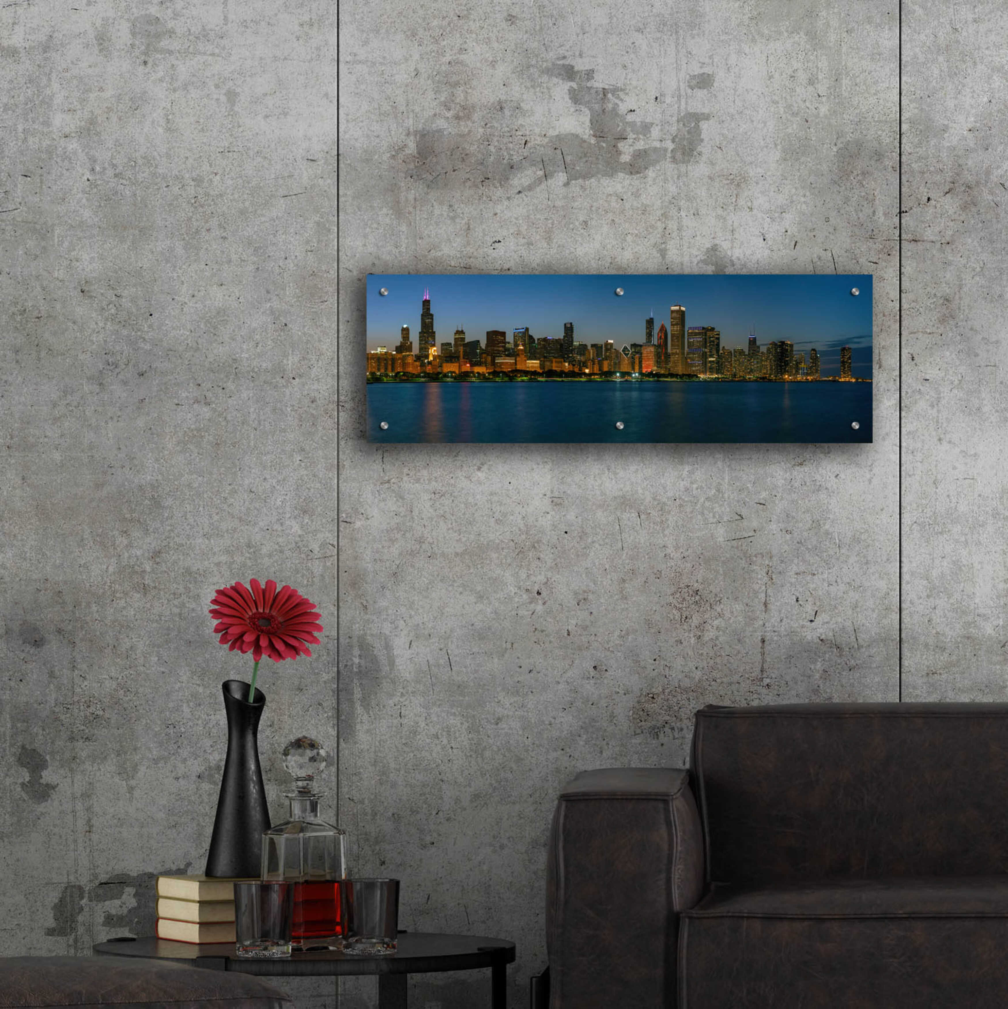 Latitude Run® ''Good Night Chicago'' By Epic Portfolio, Acrylic Glass ...