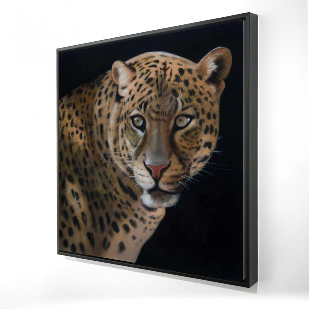 Begin Edition International Inc. " Realistic Fierce Leopard " on Canvas ...