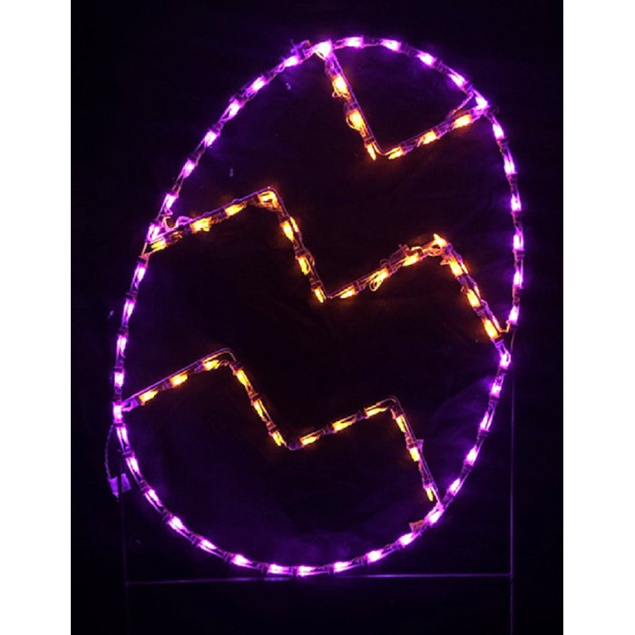 Lori's Lighted D'Lites Large Easter Egg Holiday Lighted Display | Wayfair