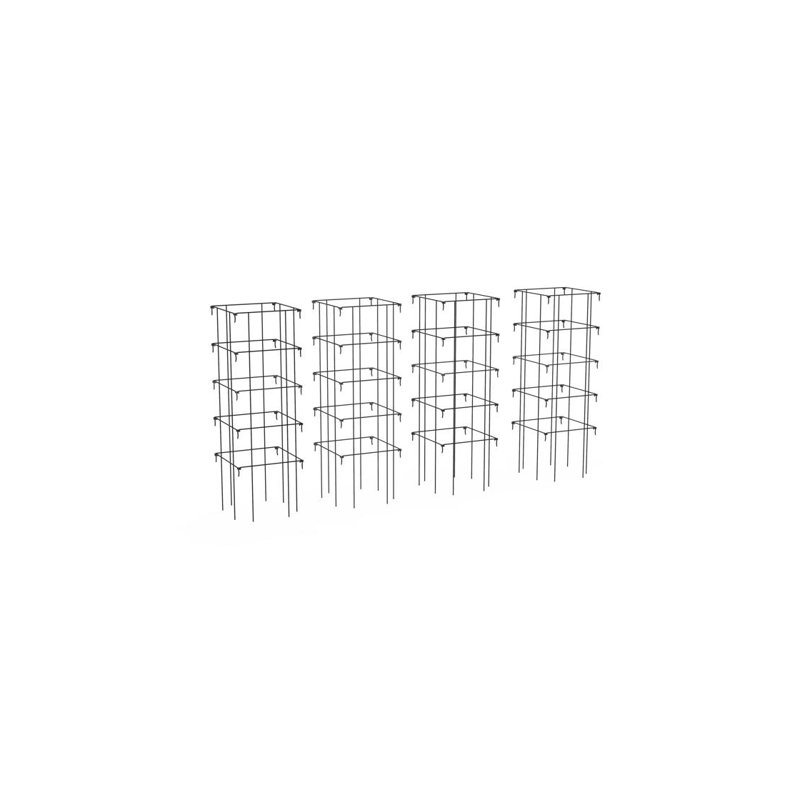 Arlmont & Co. Super-Duty Tomato Cages Stackable Plant Supports | Wayfair