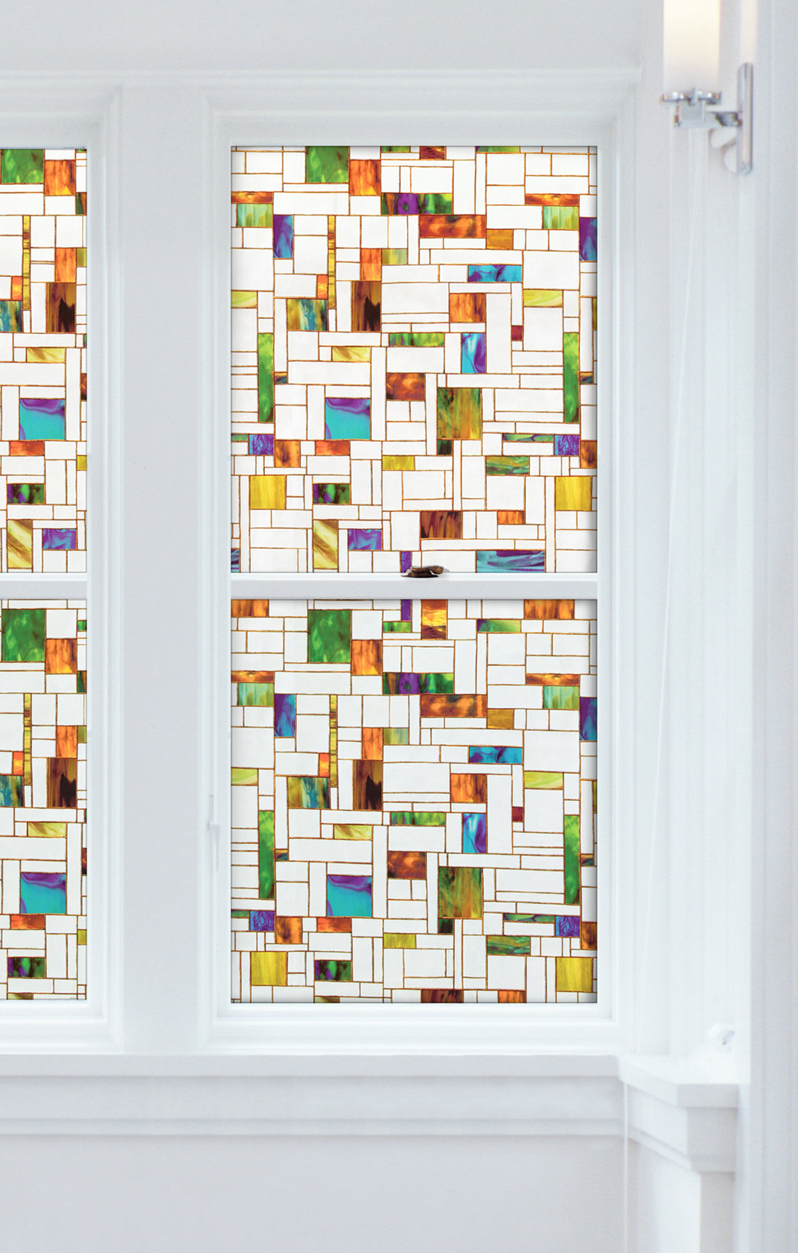Room Mates Deco Geo Privacy Window Film | Wayfair