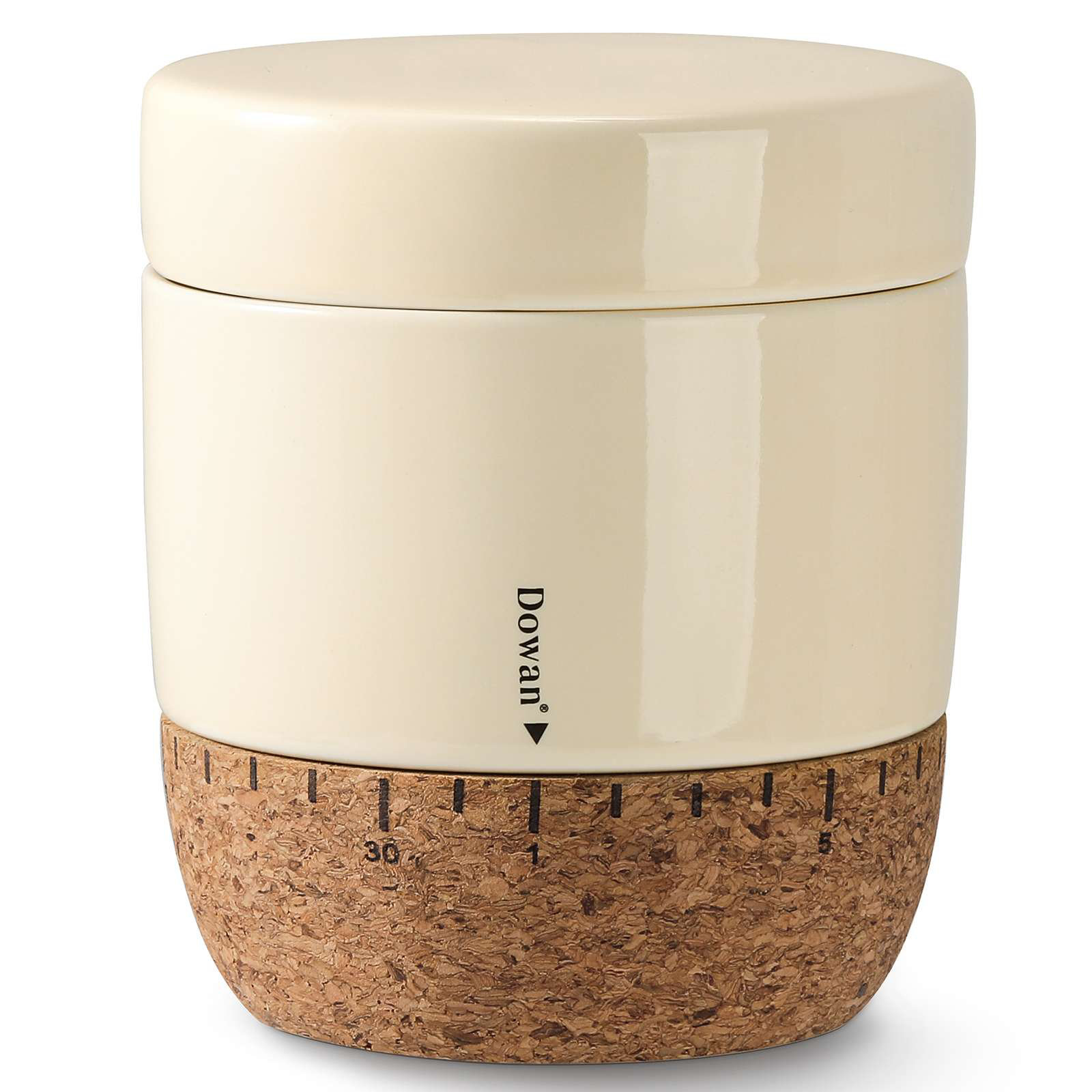 Ophelia & Co. Beige Butter Crock with Cork Base and Time Tracker | Wayfair