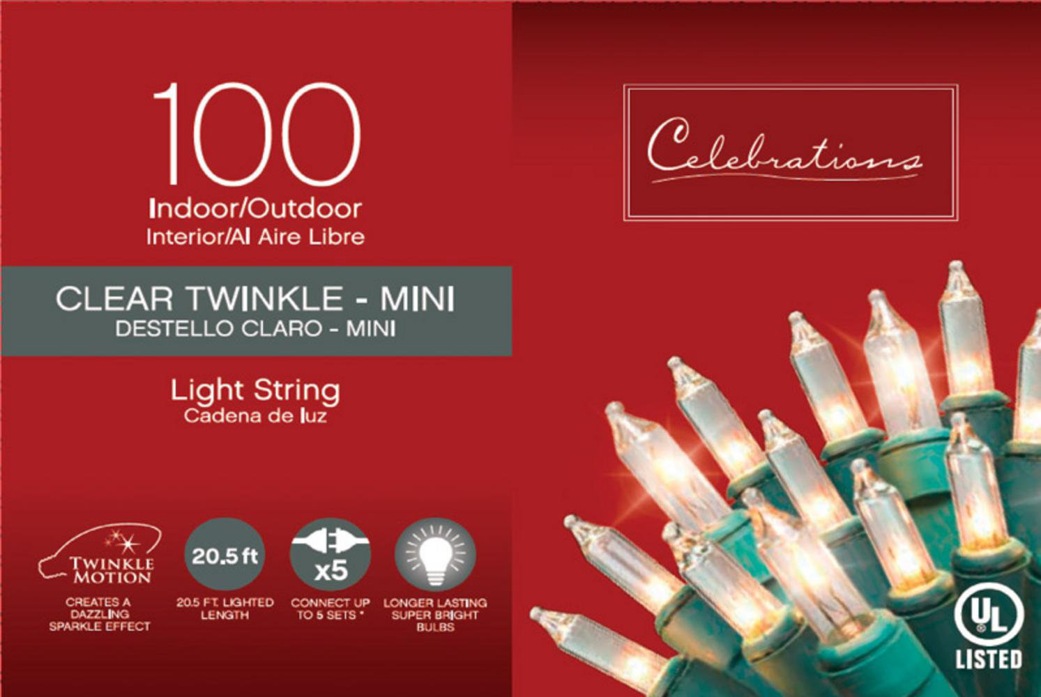 Celebrations Twinkle 100 Light String Lights & Reviews | Wayfair