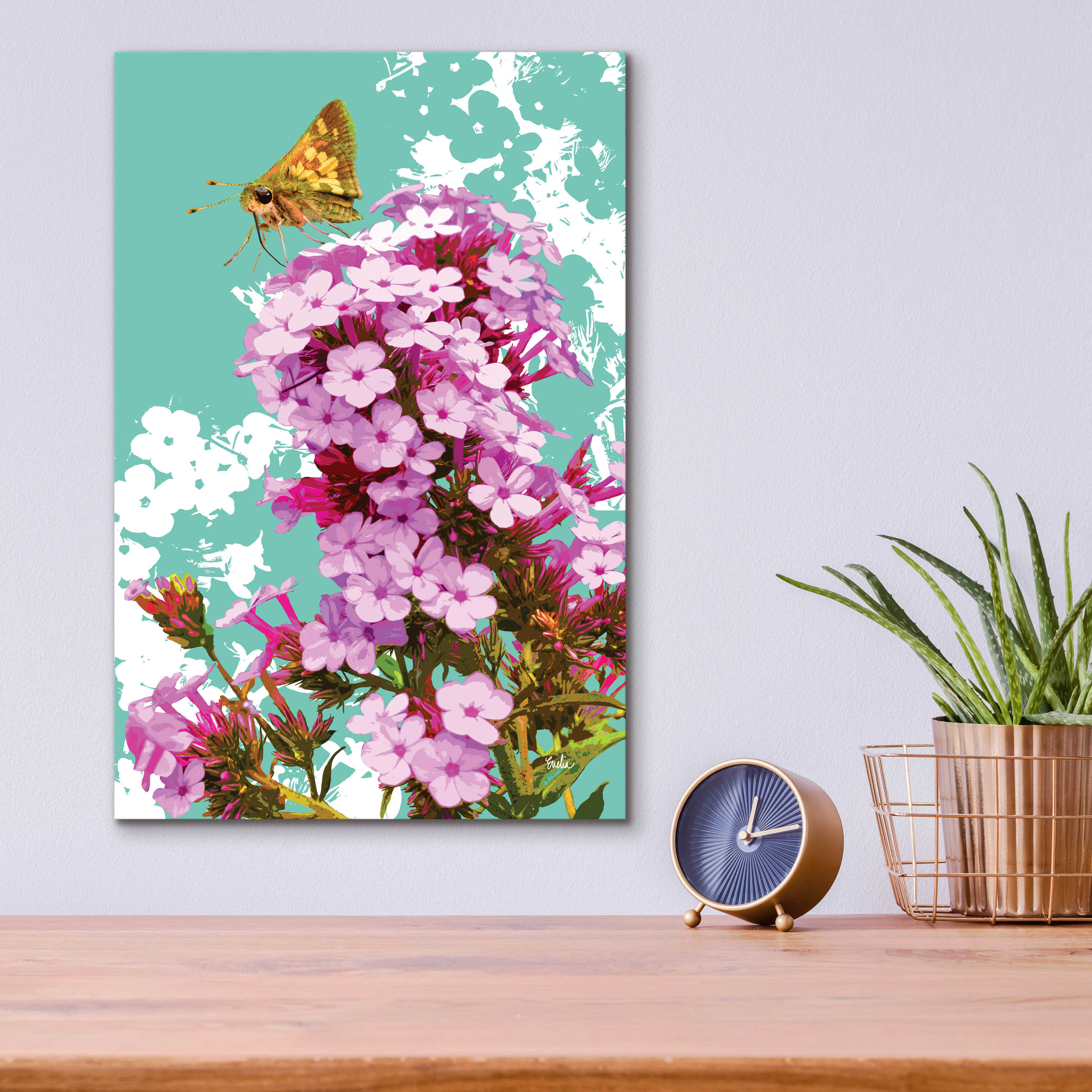 August Grove® ''Skipper On Flox'' By Evelia Designs Acrylic Glass Wall ...