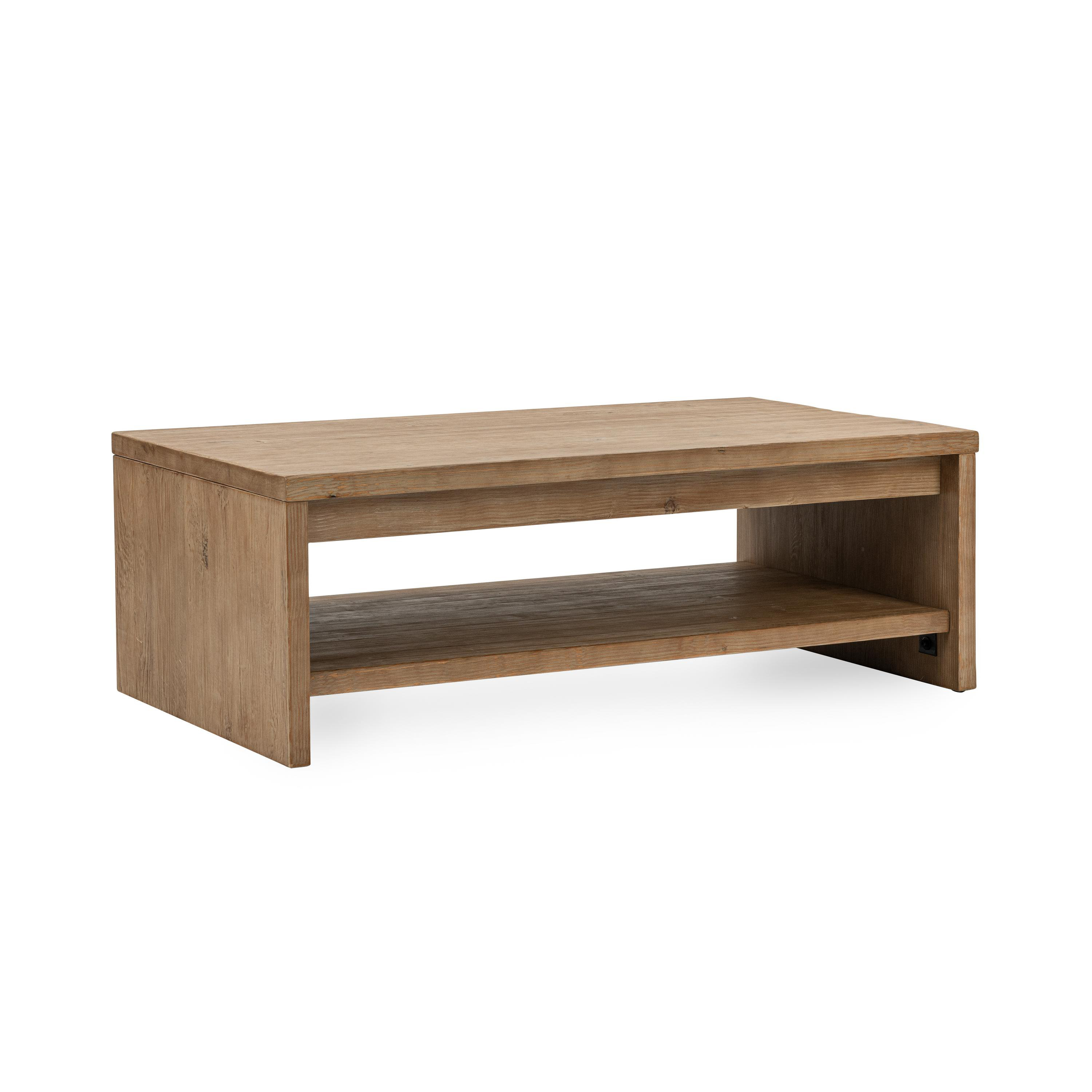 Classic Home Nalani Reclaimed Pine Wood Coffee Table | Wayfair