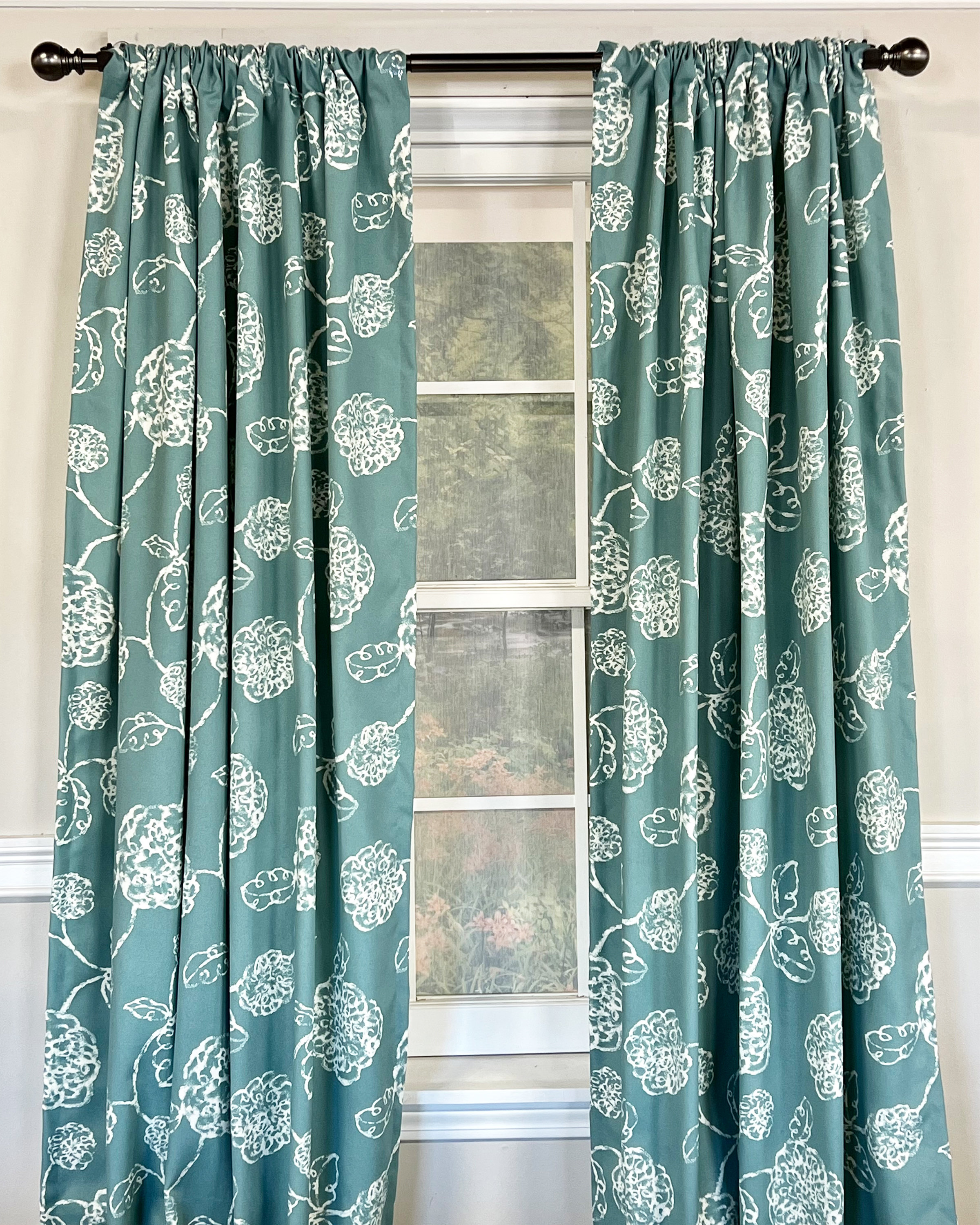 RLF Home Pouf Floral Pair of Panels | Wayfair
