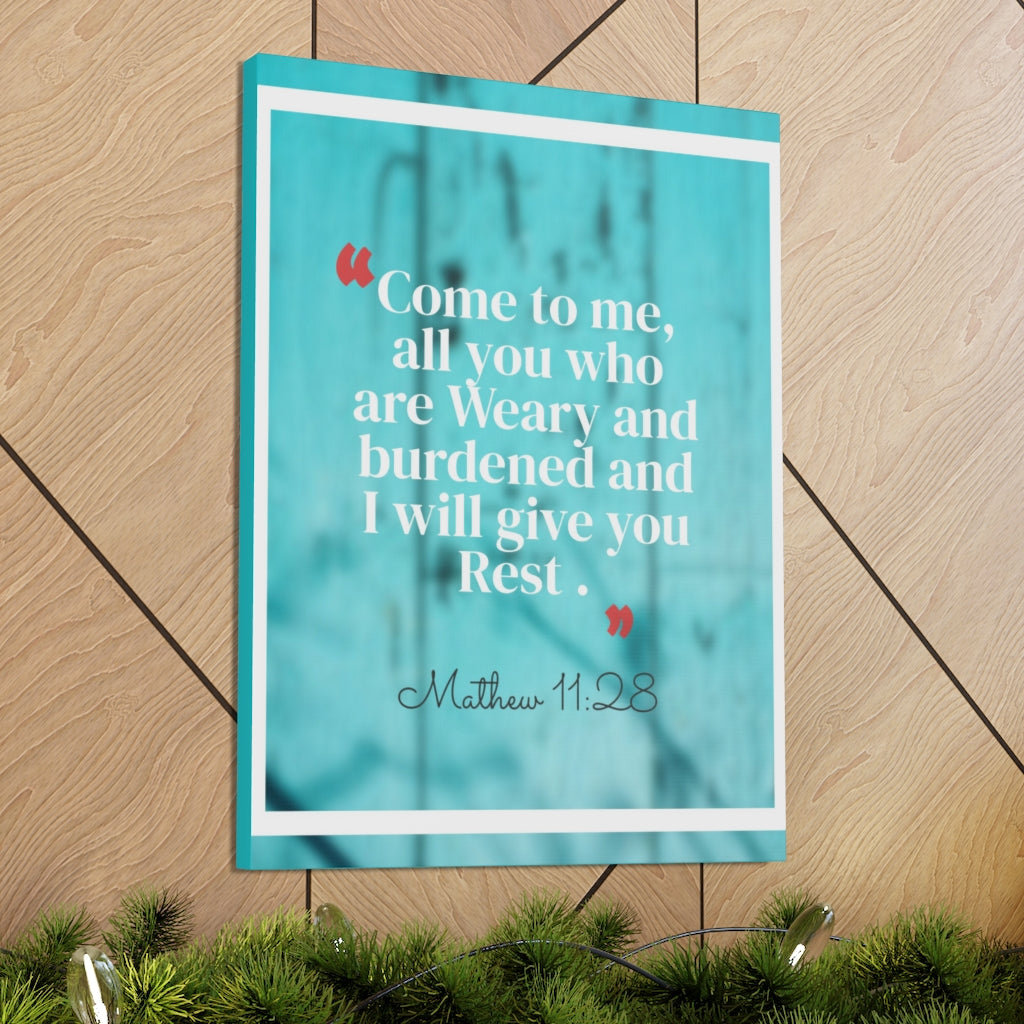 Trinx " Give You Rest Matthew 11:28 Bible Verse " - Wayfair Canada