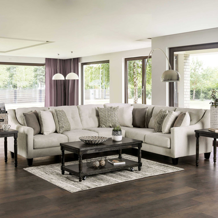 The Twillery Co.® Araujo 137.5" Wide Right Hand Facing Corner Sectional ...