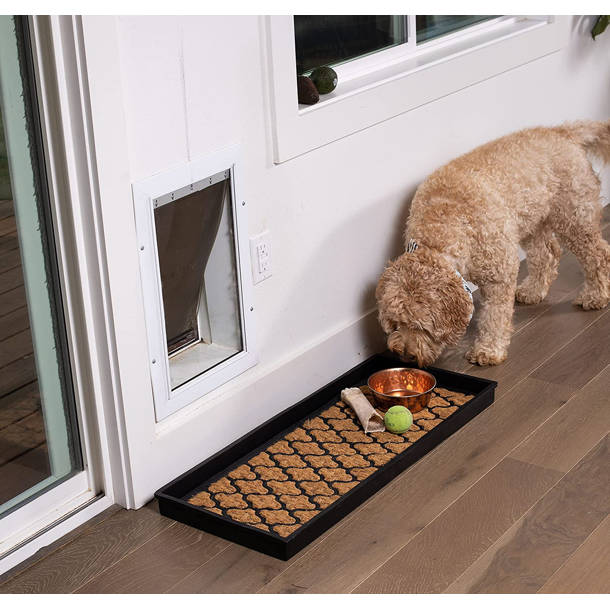 Ebern Designs Dusharme Non-Slip Geometric Outdoor Doormat | Wayfair