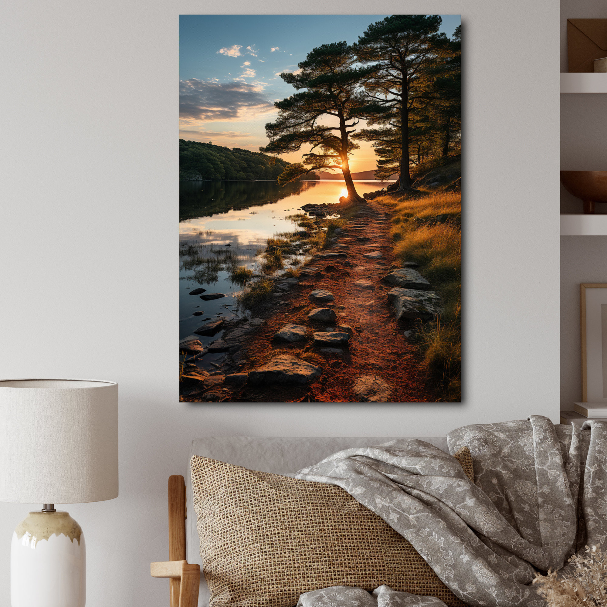 Millwood Pines Bainbrudge Connecticut Landscape V - Print | Wayfair