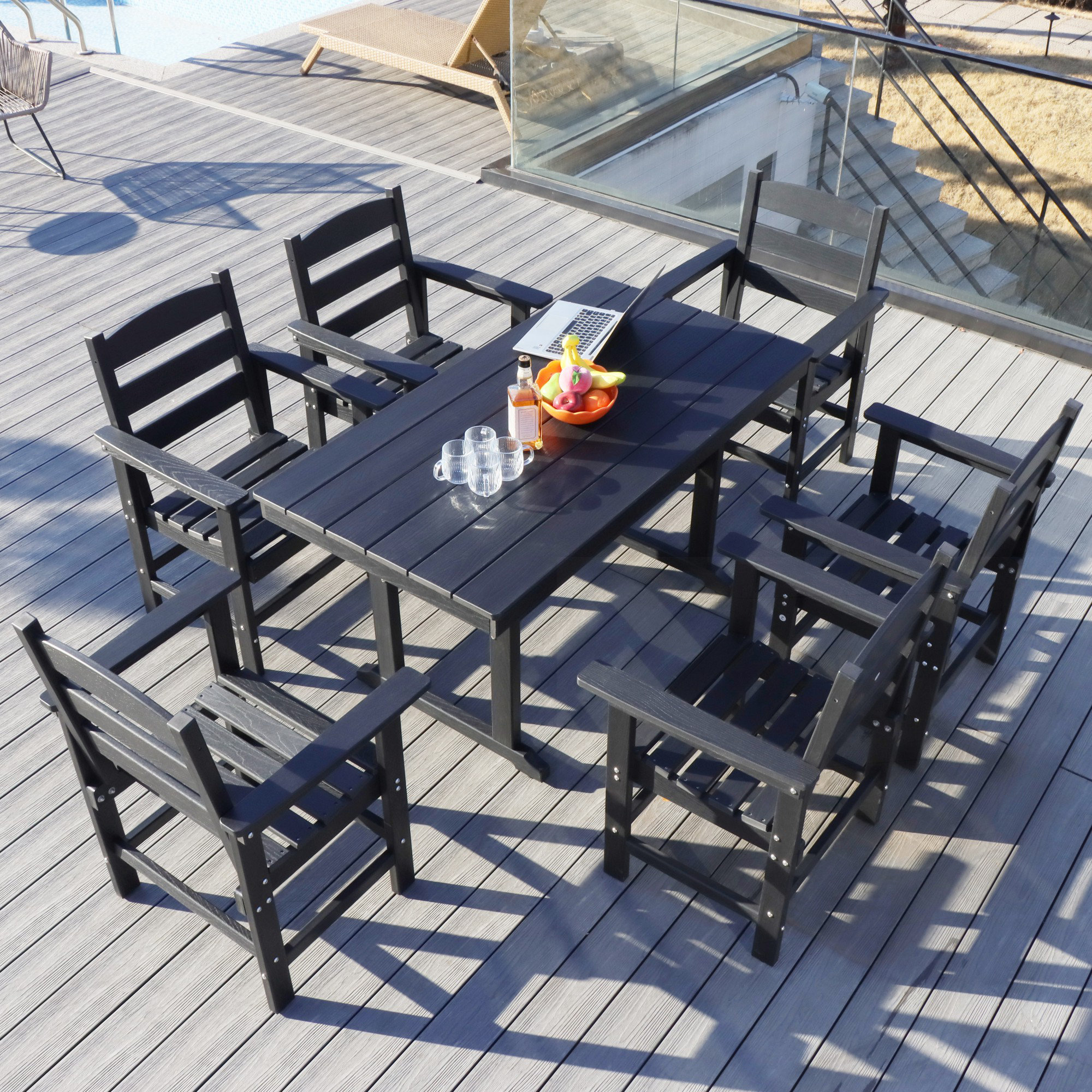 Decopom Outstanding HDPE Outdoor Furniture Set for Various Occasions ...