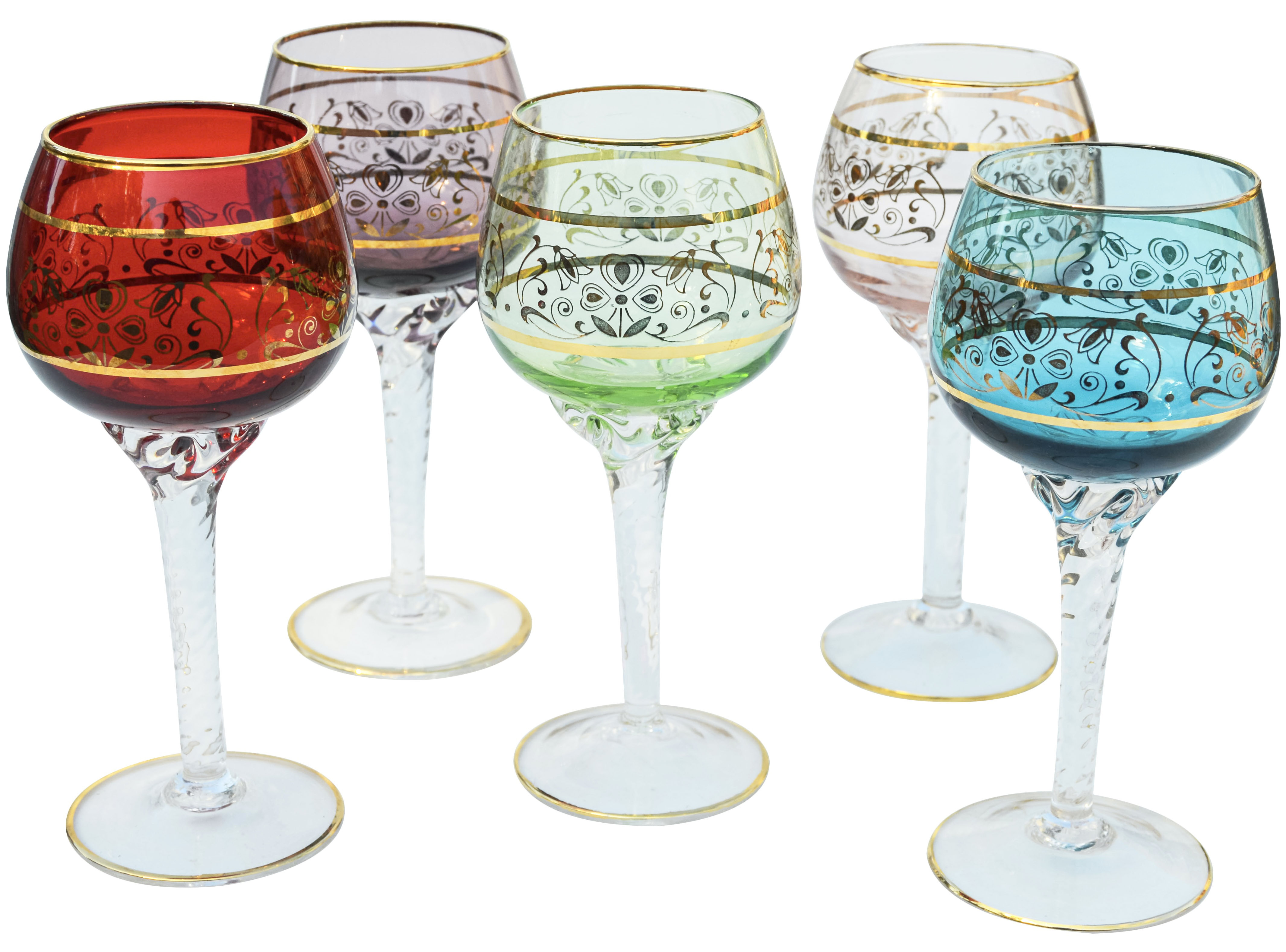 The Moroccan Room 12 oz. Crystal White Wine Glass | Perigold
