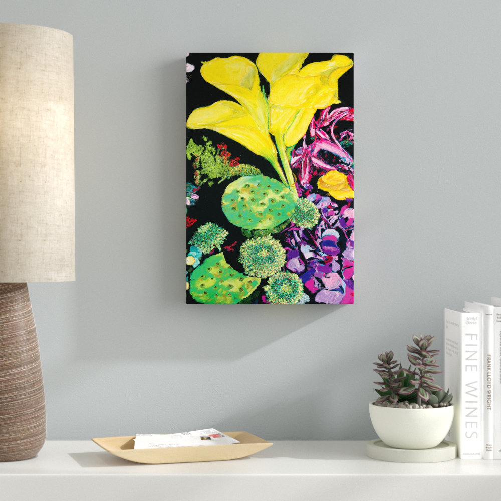 Latitude Run® Yellow Cala Painting Print on Wrapped Canvas - Wayfair Canada