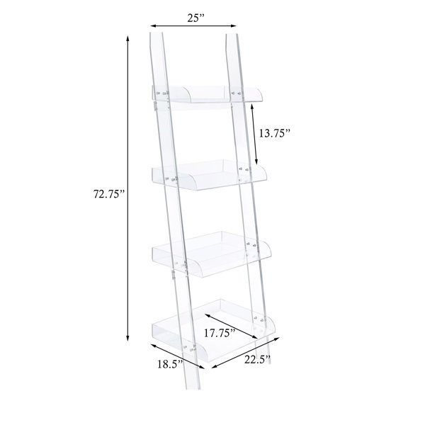 Orren Ellis Laguerre Leaning Ladder Bookcase & Reviews | Wayfair