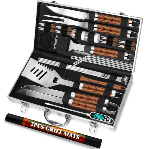 COAHAHA 31-Piece BBQ Tool Set - Complete Stainless Steel Grill ...