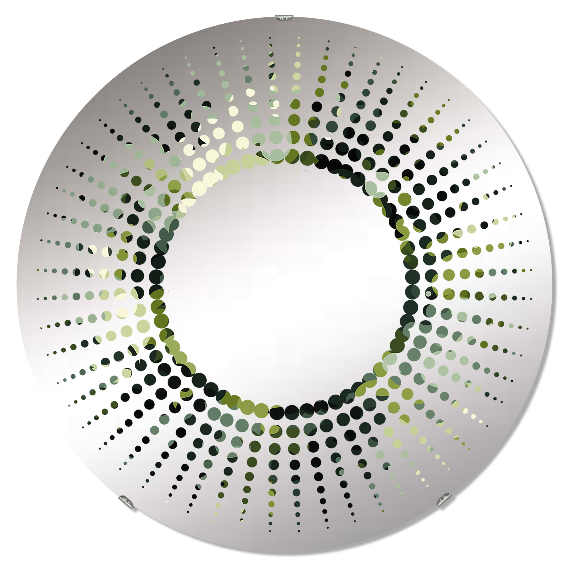 Design Art Lush Camouflage Jungle - Starburst Decorative Mirror Circle ...