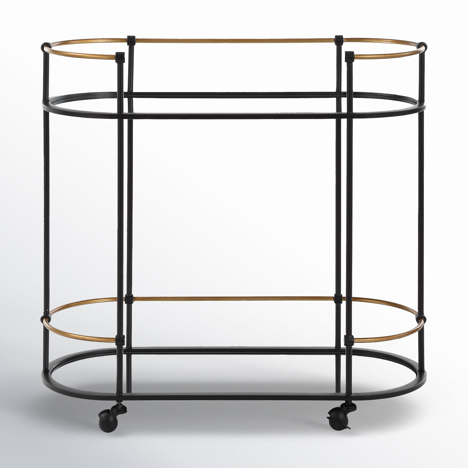 Birch Lane™ Bennington Iron Bar Cart | Wayfair