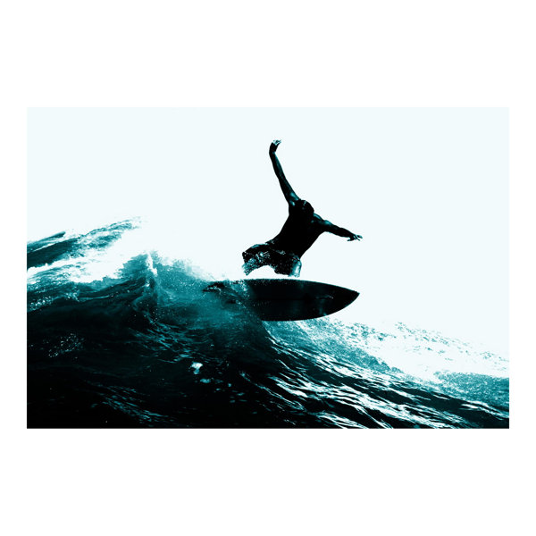 East Urban Home Matte Fototapete Surfing Hero 2,9 m x 432 cm | Wayfair.de