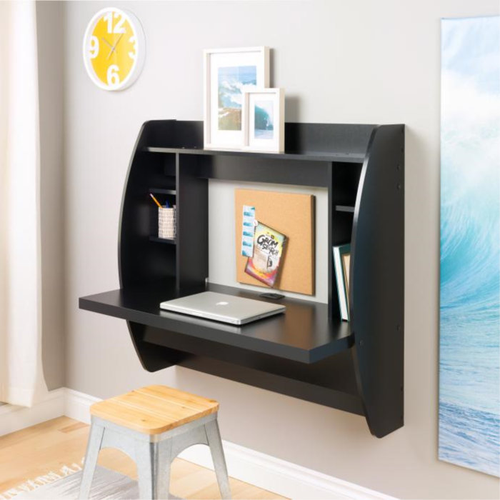 Latitude Run® Cushing Floating Desk & Reviews | Wayfair