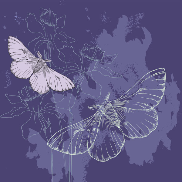 Brambly Cottage Asilin Butterflies And Narcissus by Cat_arch_angel ...