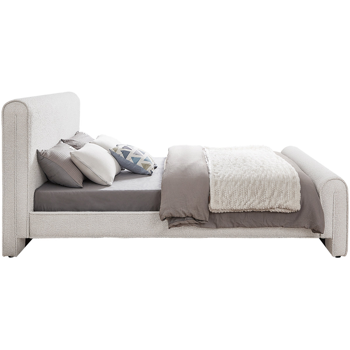 Wade Logan® Chaylin Upholstered Platform Bed & Reviews | Wayfair